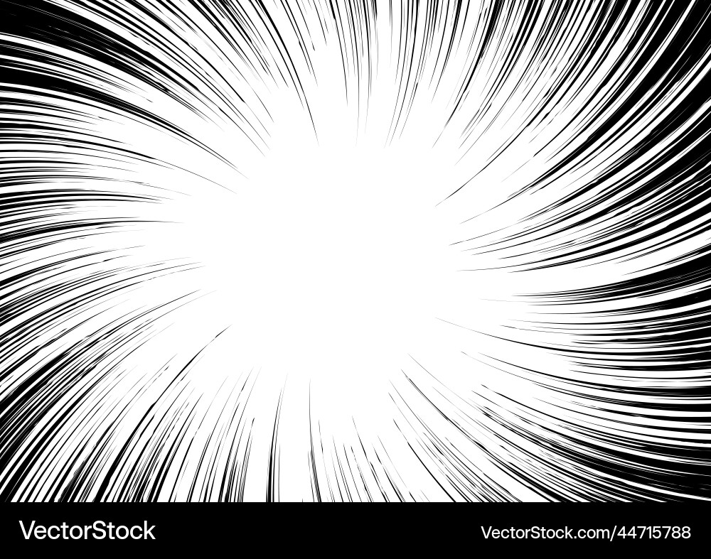 Black-white contrast background of rays arranged Vector Image