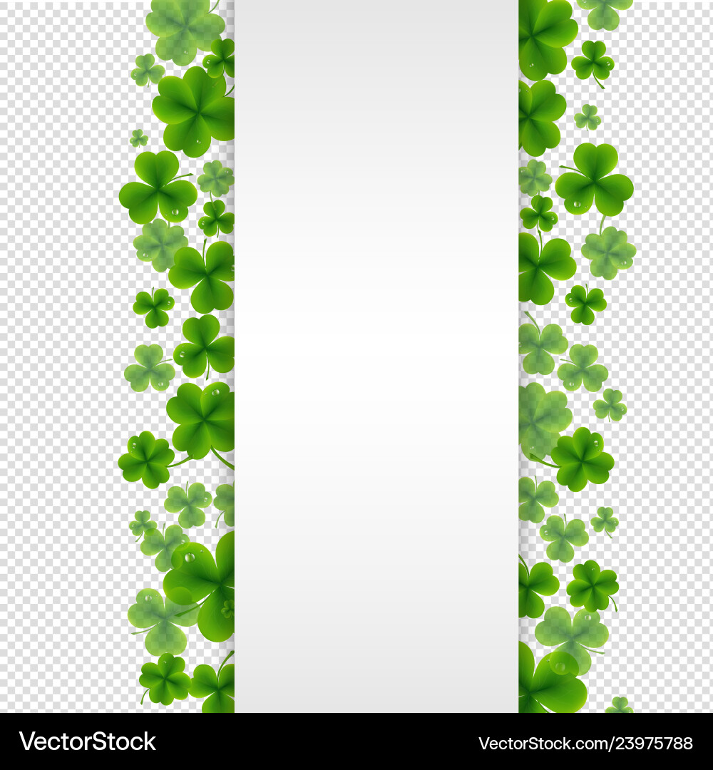Clover Banner - Elegant Gradient Royalty Free Vector Image