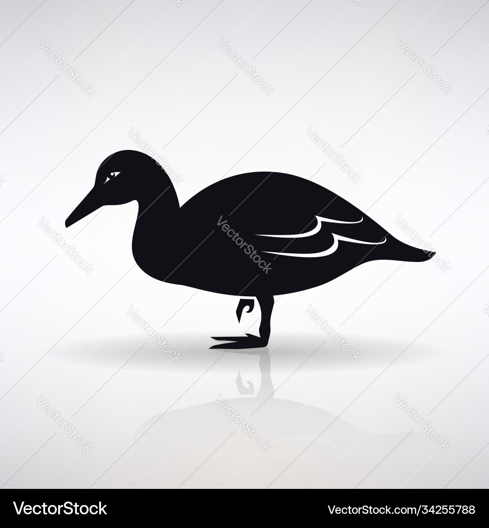 Lame duck symbol Royalty Free Vector Image - VectorStock