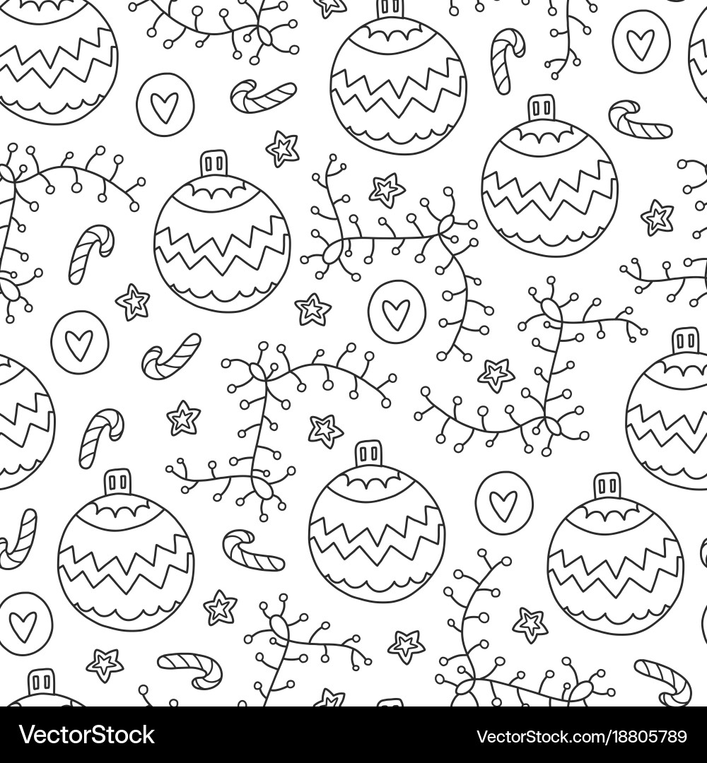 Doodle pattern Royalty Free Vector Image - VectorStock