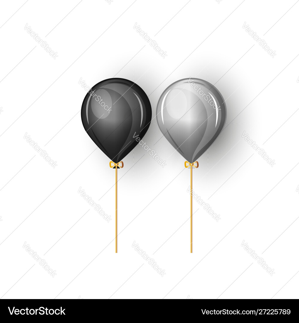 Set realistic matte colors translucent black Vector Image