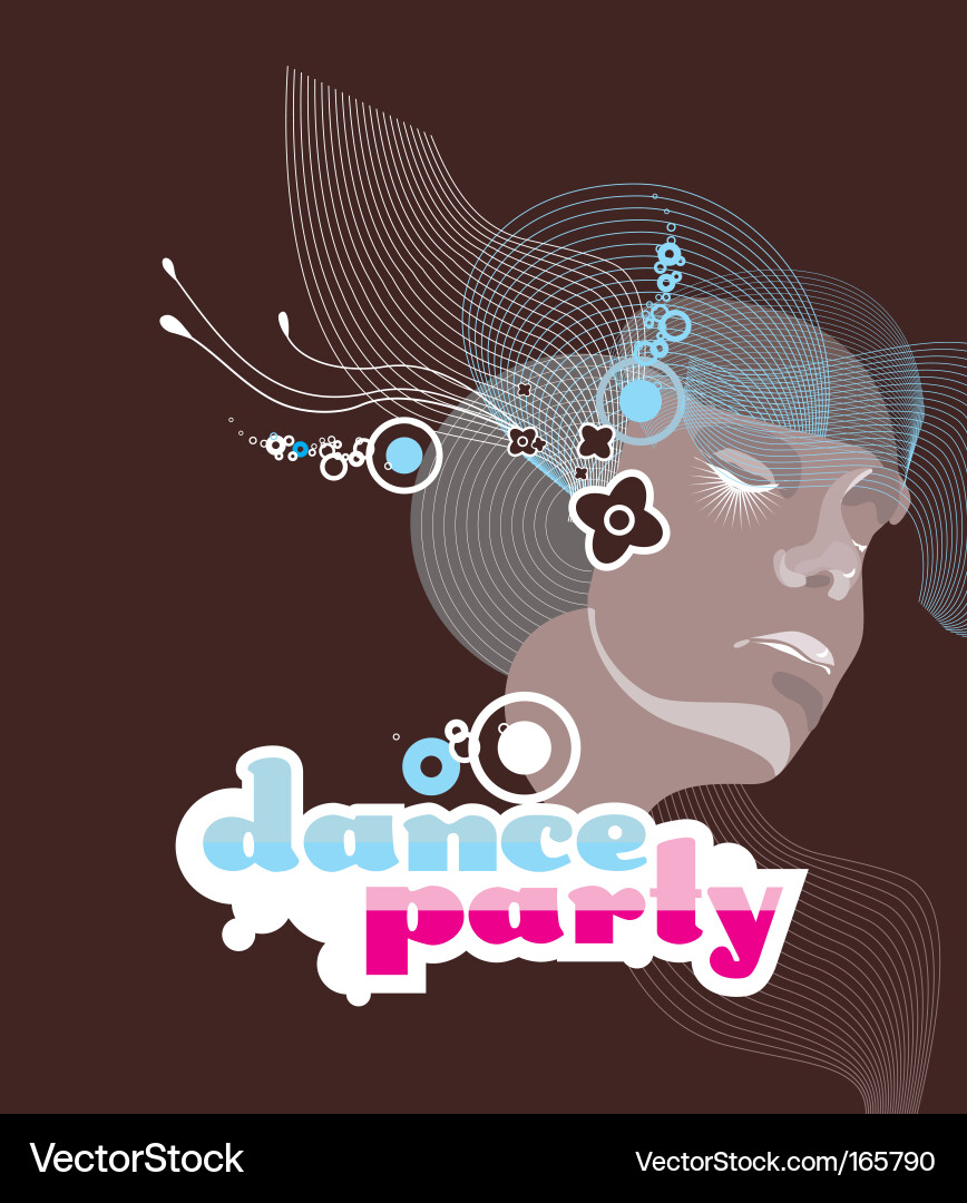 Dance party Royalty Free Vector Image - VectorStock