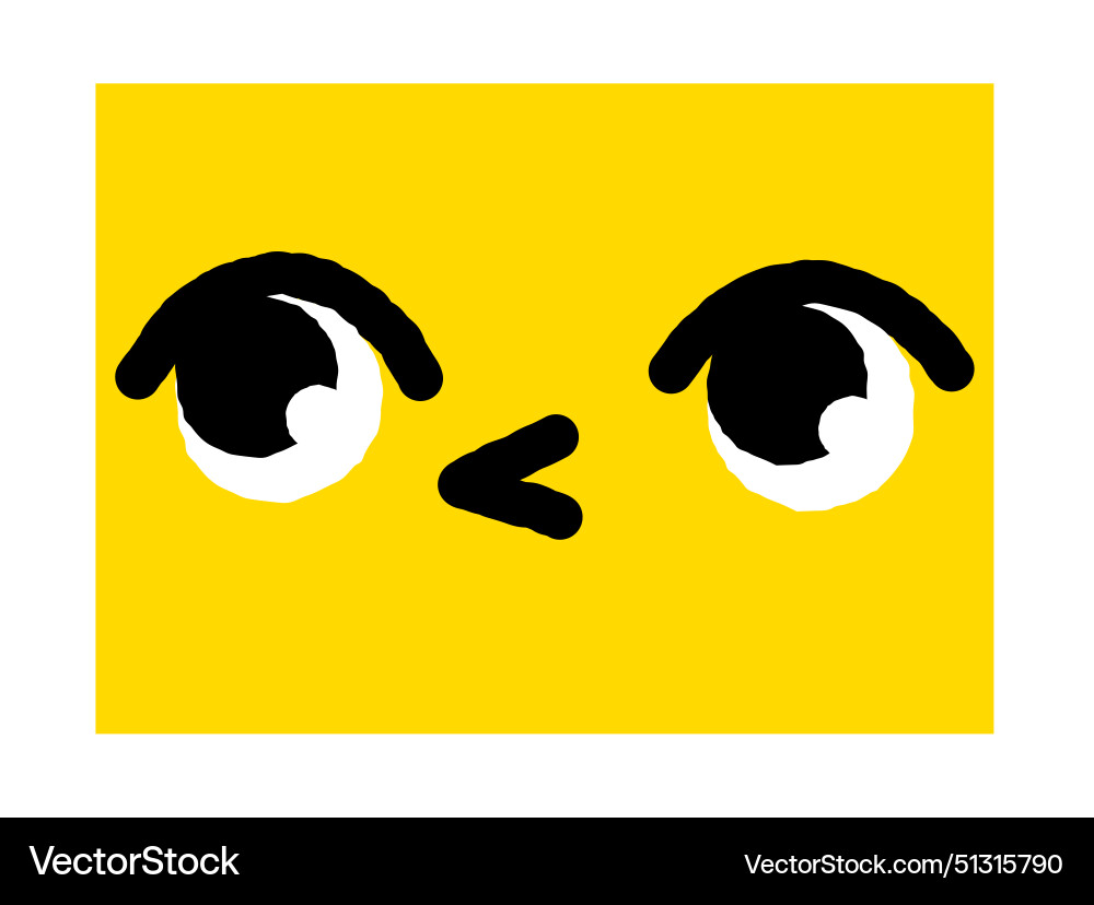 Horizontal rectangle geometric figure Royalty Free Vector