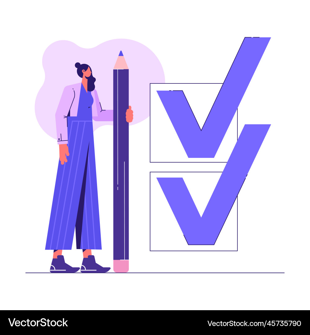 Successful completion of business tasks concept Vector Image Successful completion of business tasks concept Vector Image
