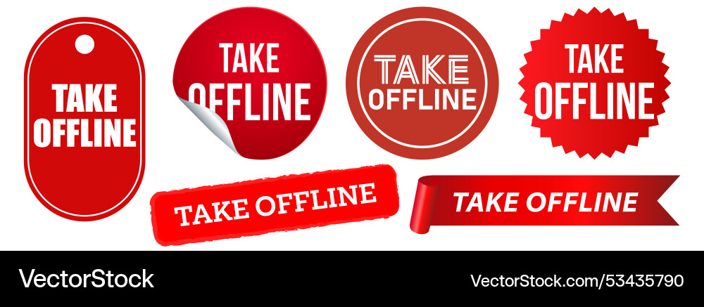 Offline Sticker Square Vector Images (over 110)