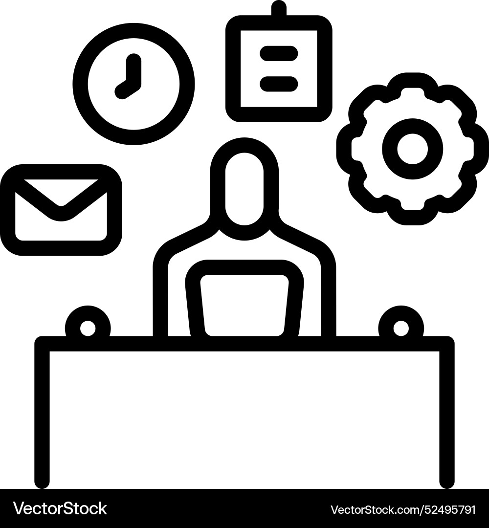 Multitasking Royalty Free Vector Image - VectorStock