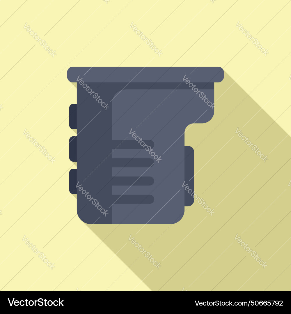 Filling ink icon flat tinned gadget Royalty Free Vector