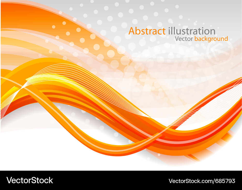 Abstract orange background Royalty Free Vector Image