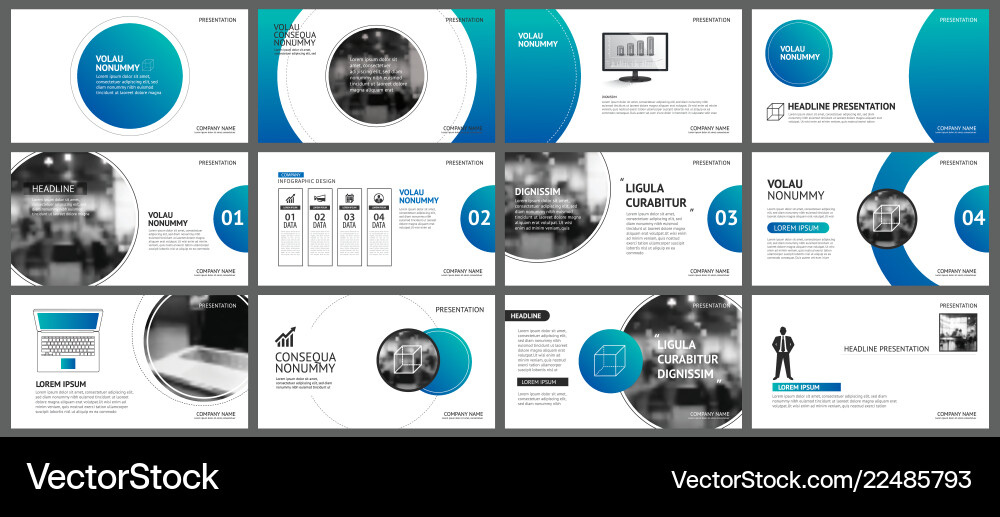 Presentation and slide layout background design Vector Image