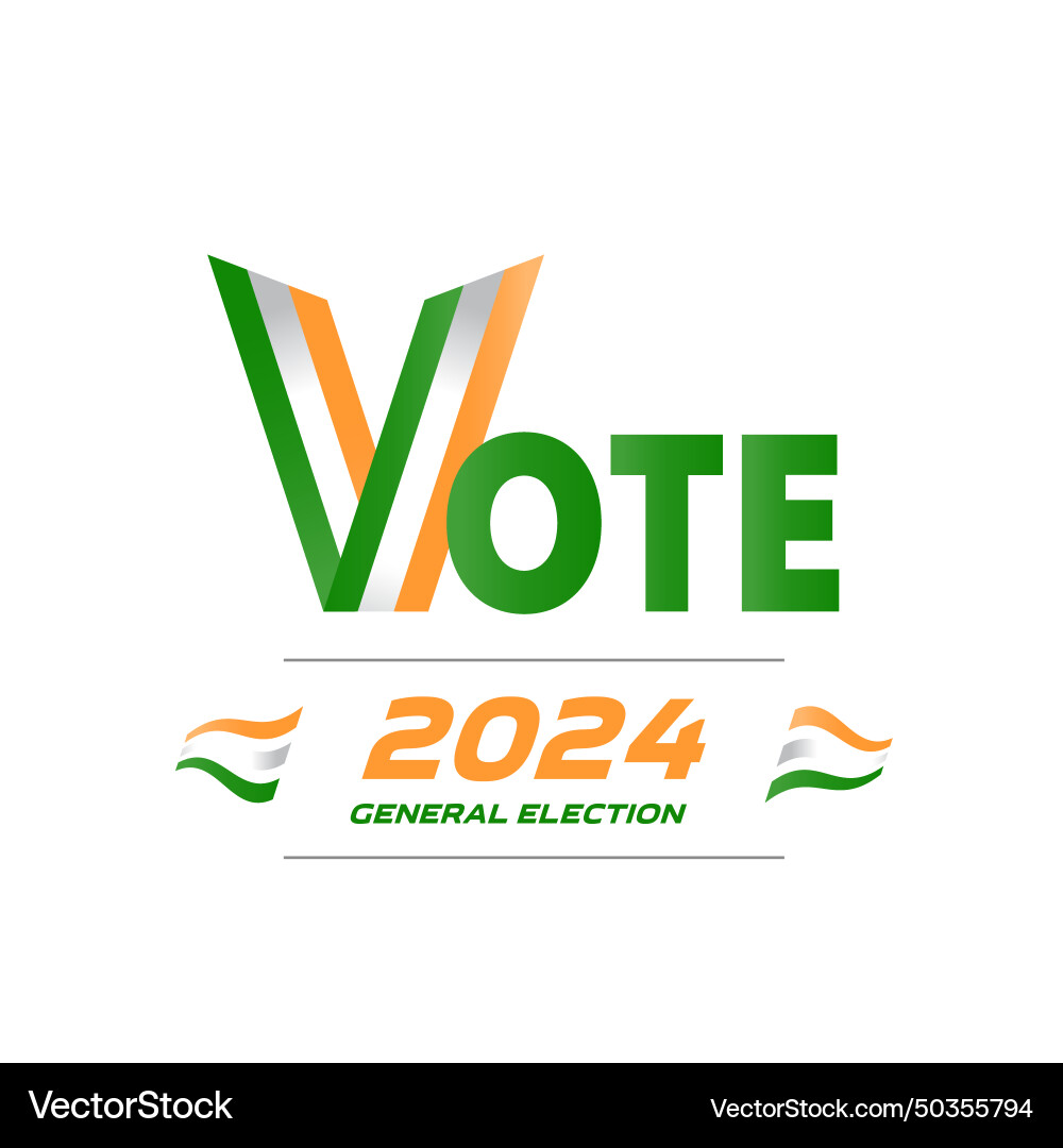 Election banner inviting to vote and make Vector Image