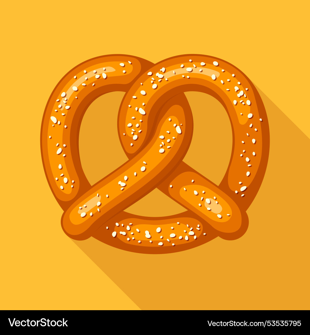 Food flat icon on a yellow background Royalty Free Vector