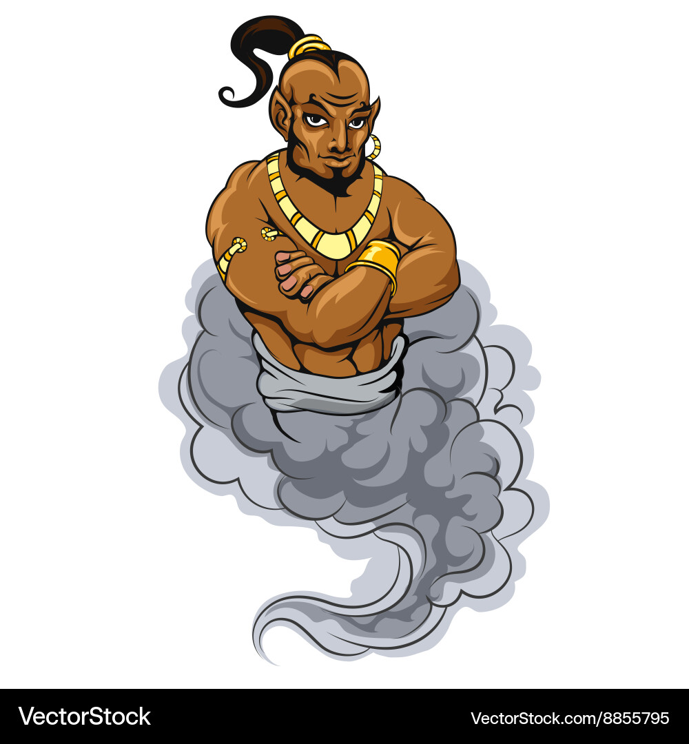 Genie Jinn Djinn Vector Images (99)