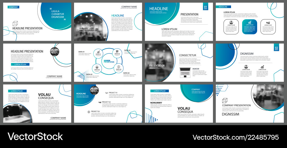 Presentation and slide layout background design Vector Image