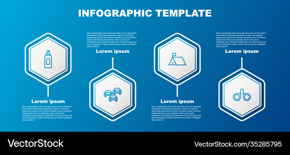 Protest & Crowd Control Infographic Royalty Free Vector