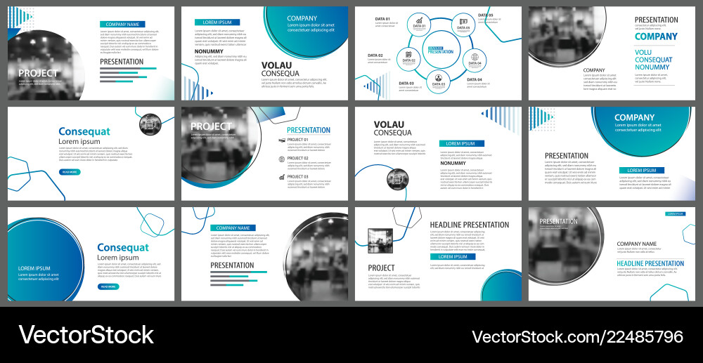 Presentation and slide layout background design Vector Image