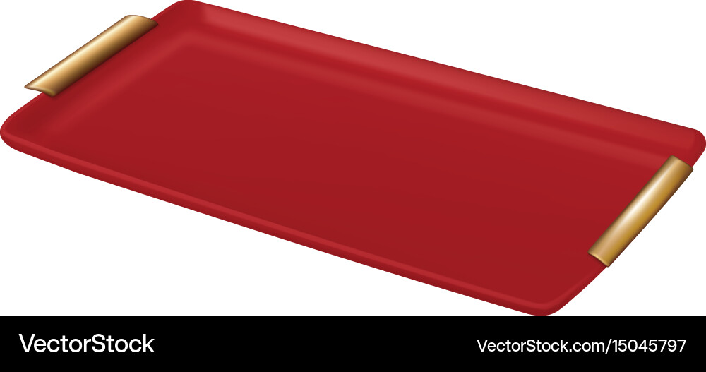 Serving tray Royalty Free Vector Image - VectorStock