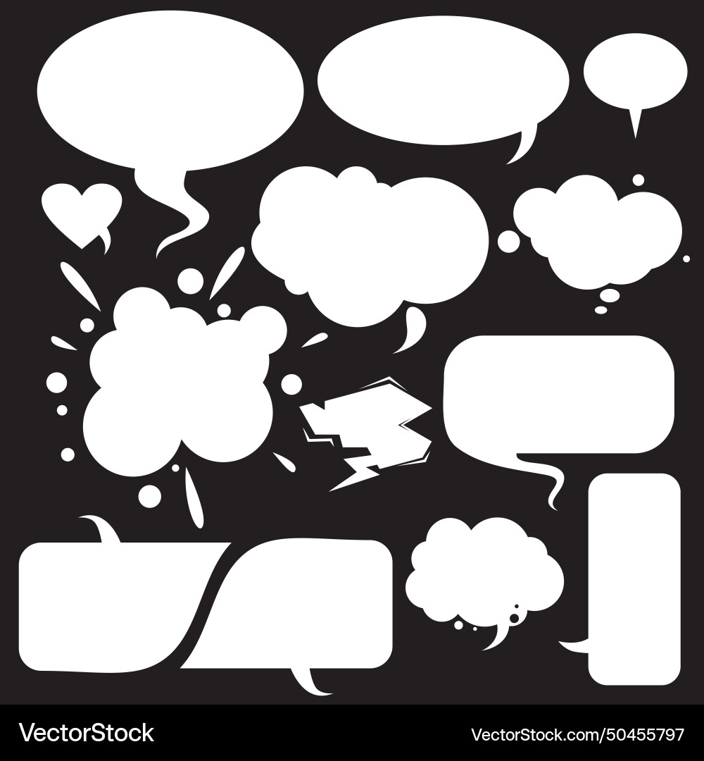 Speech bubble Royalty Free Vector Image - VectorStock