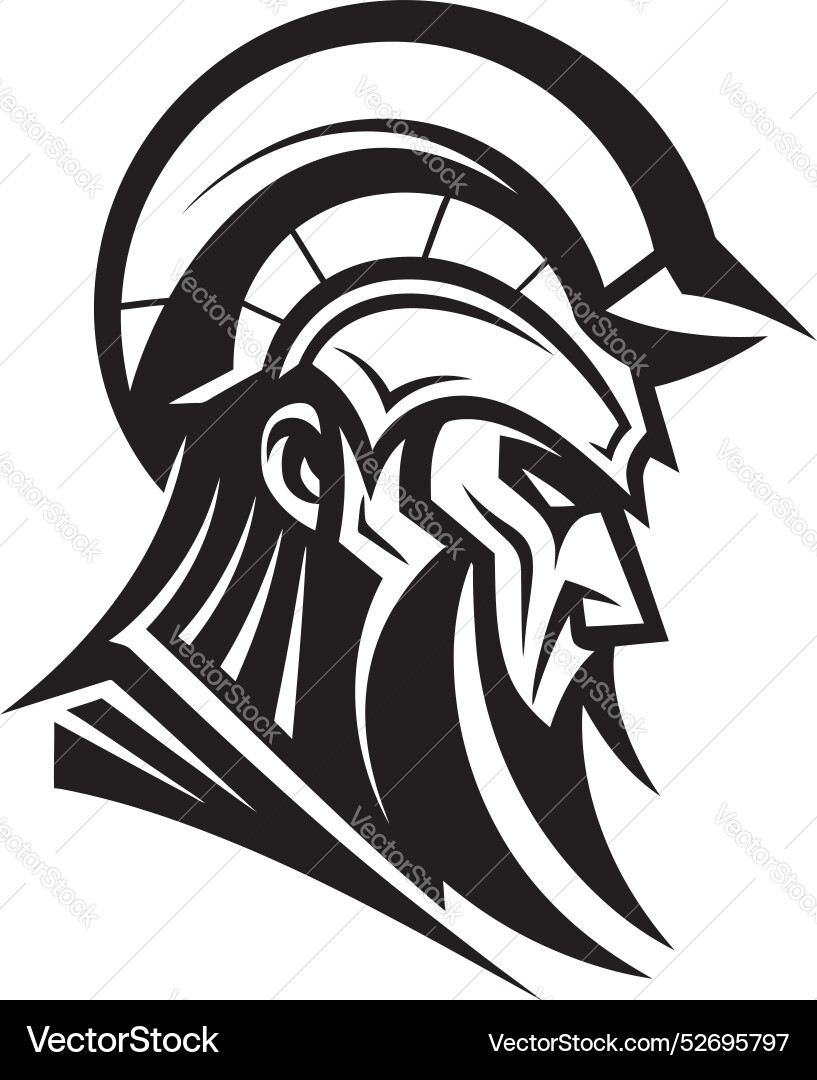 Triumph warrior iconic design resilient Royalty Free Vector