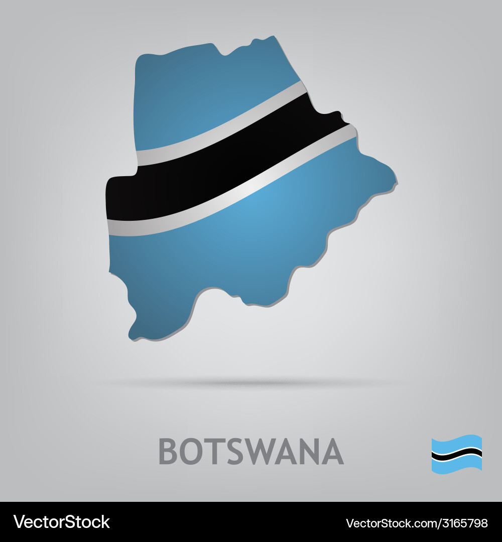 Botswana Royalty Free Vector Image - VectorStock