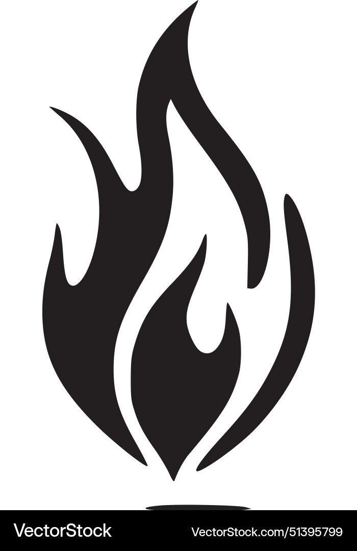 Fire - high quality logo ideal for t-shirt Vector Image