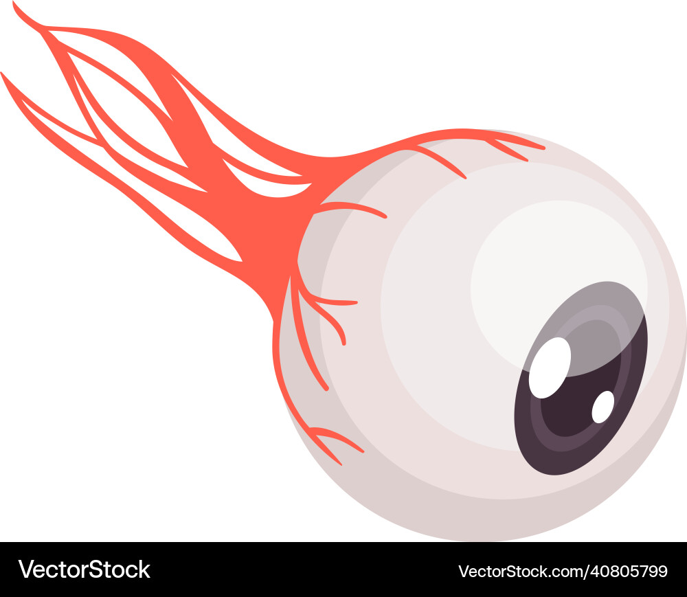 Human eye isometric composition Royalty Free Vector Image