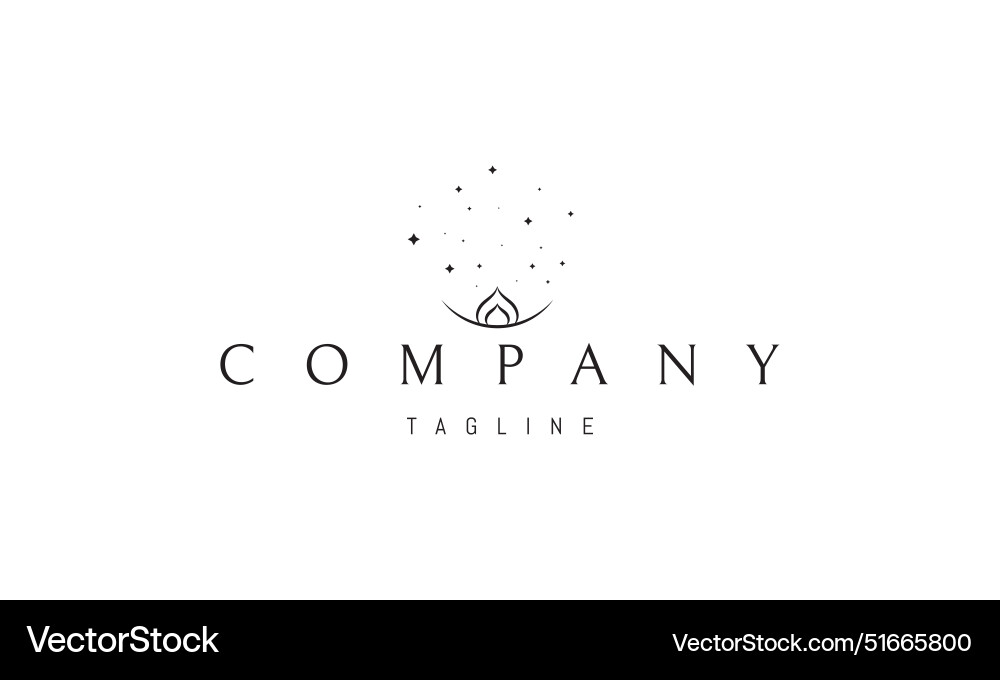A logo an abstract image an inverted Royalty Free Vector