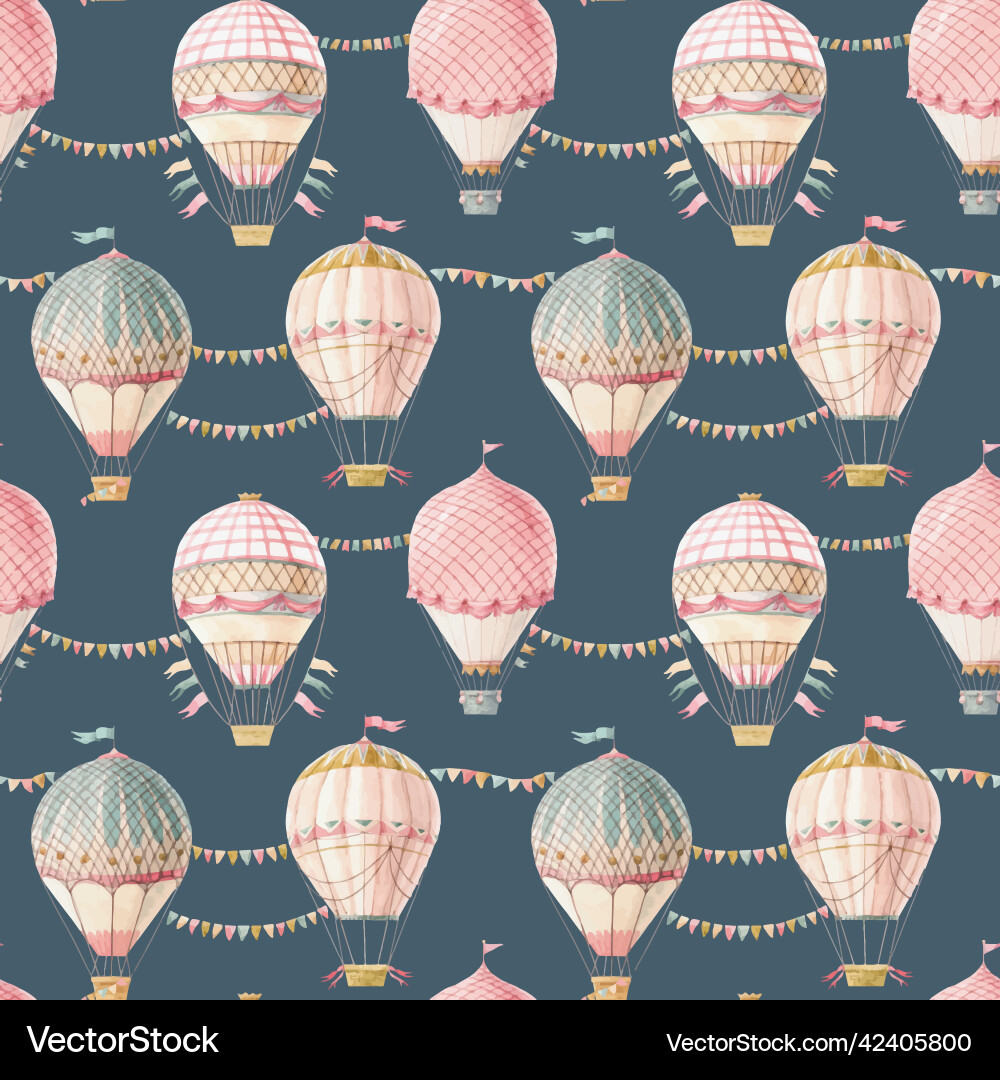 Beautiful seamless pattern with cute Royalty Free Vector