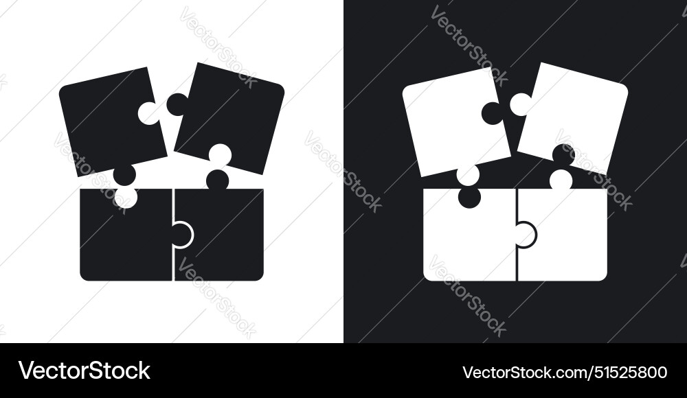 Puzzle icon Royalty Free Vector Image - VectorStock