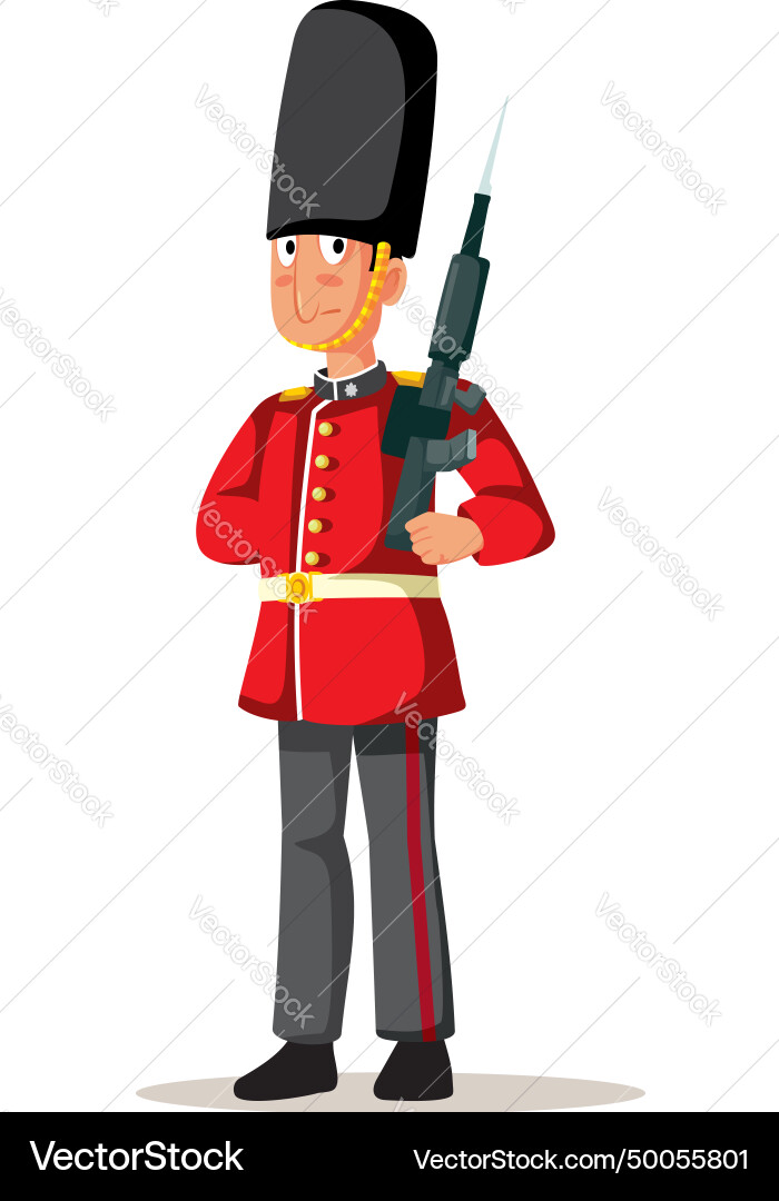 Buckingham Palace Guard Cartoon
