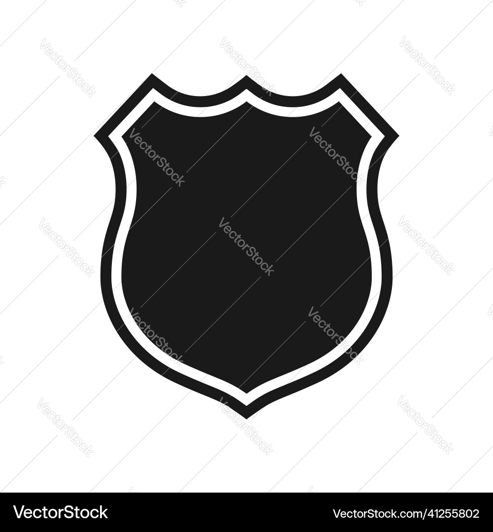 Shield badge Royalty Free Vector Image - VectorStock