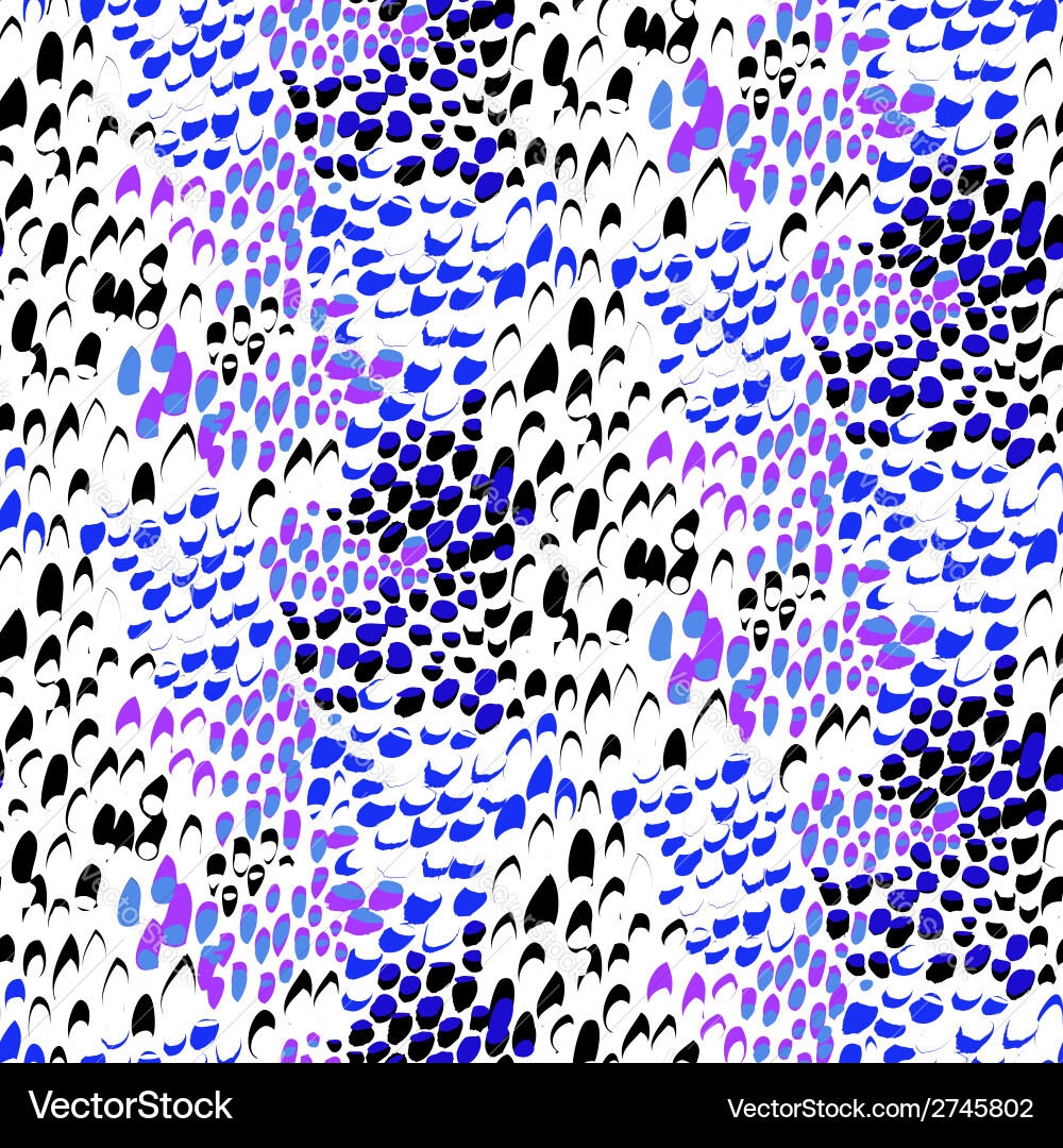 Tropical Fish Skin Pattern Royalty Free Vector Image