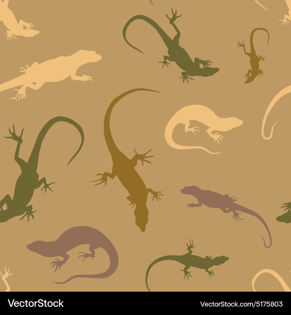 Lizard pattern Royalty Free Vector Image - VectorStock