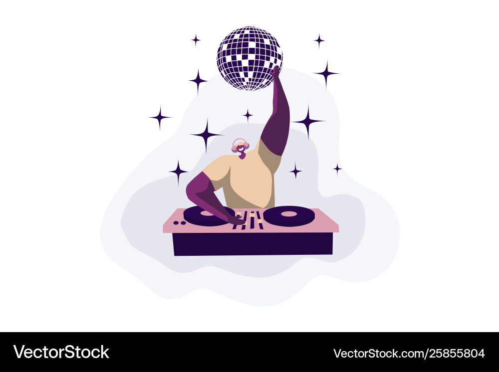 Night club discotheque techno concert electronic Vector Image