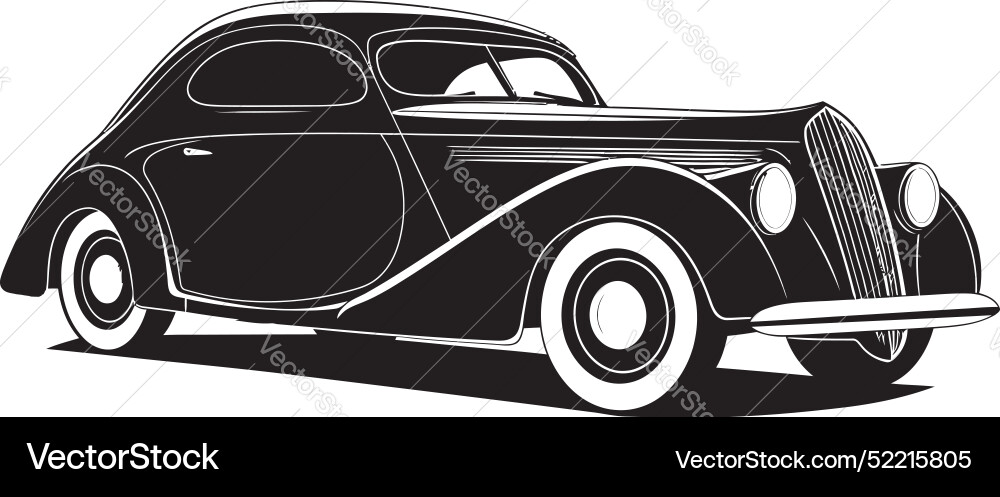 Classic velocity concept vintage car emblematic Vector Image
