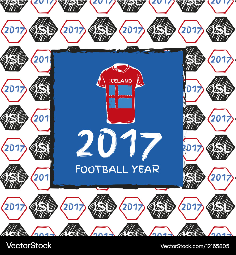 Football 2017 Royalty Free Vector Image - VectorStock