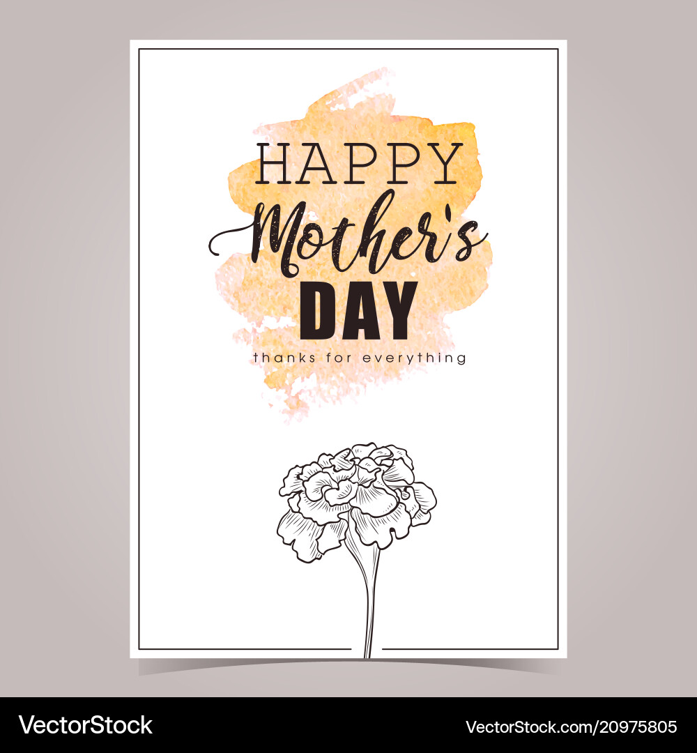 Greeting card design Royalty Free Vector Image