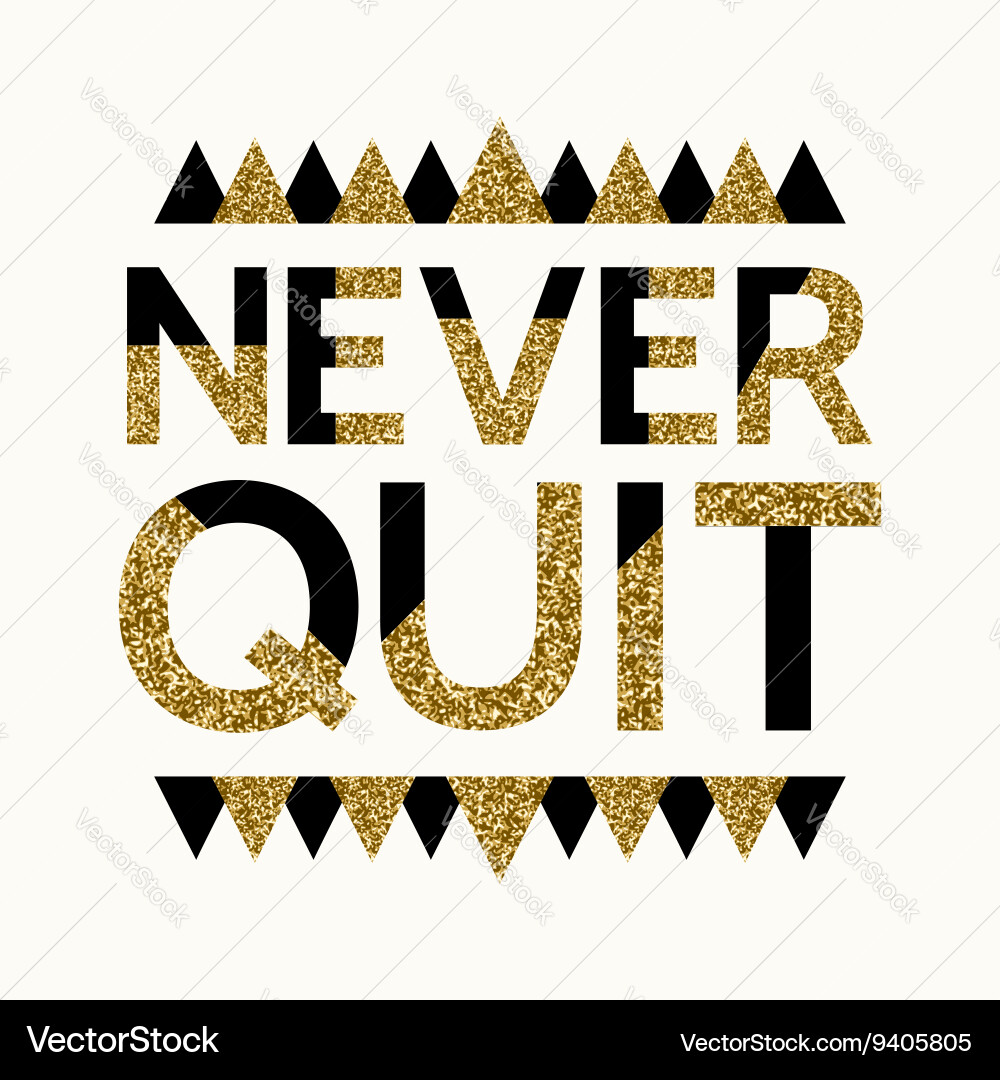 Motivational quote poster Royalty Free Vector Image