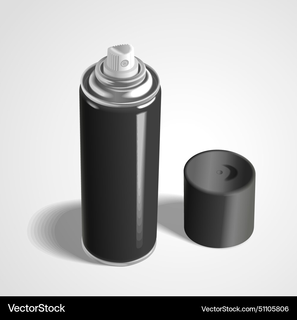 Blank aerosol can Royalty Free Vector Image - VectorStock