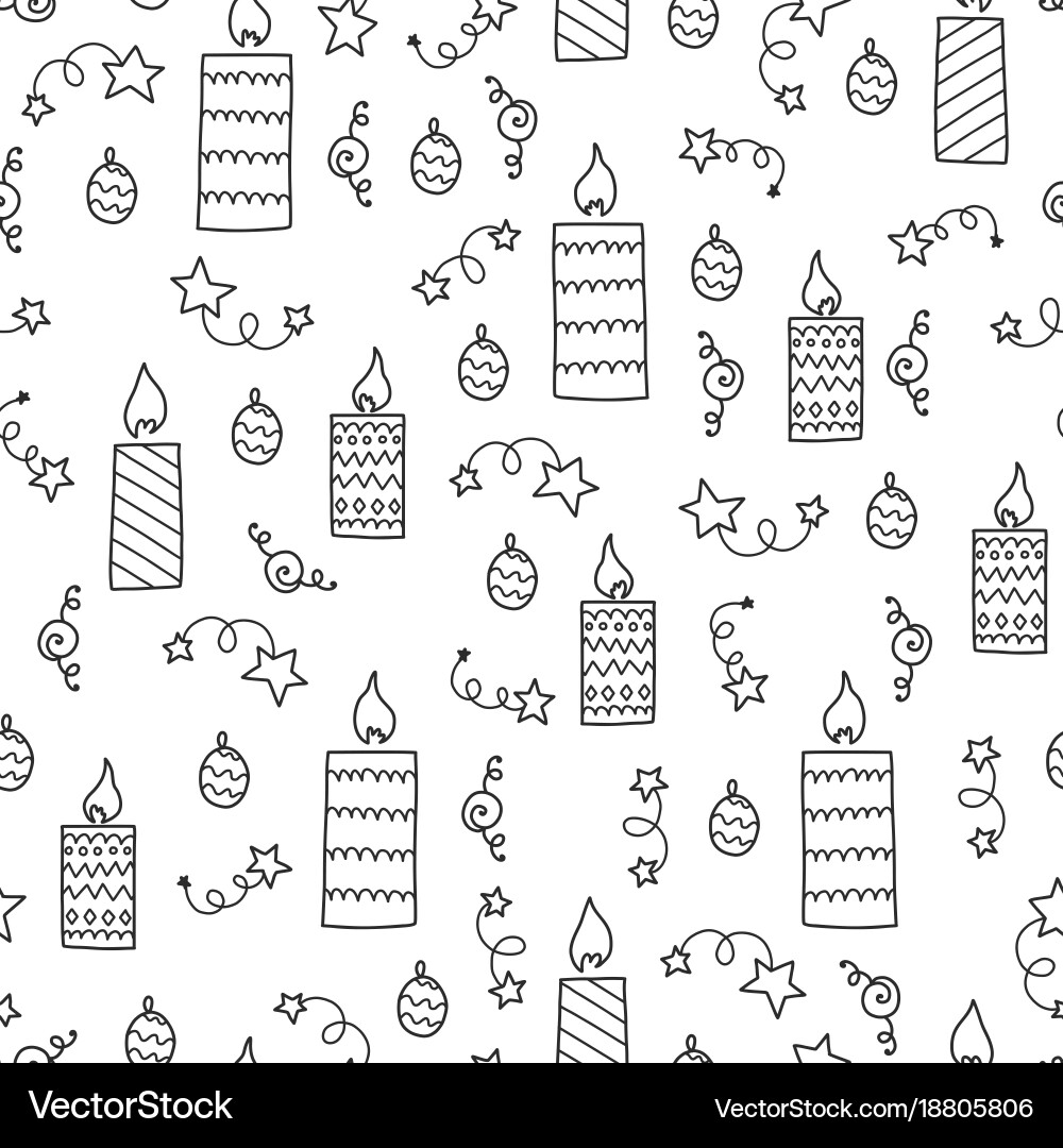 Doodle pattern Royalty Free Vector Image - VectorStock