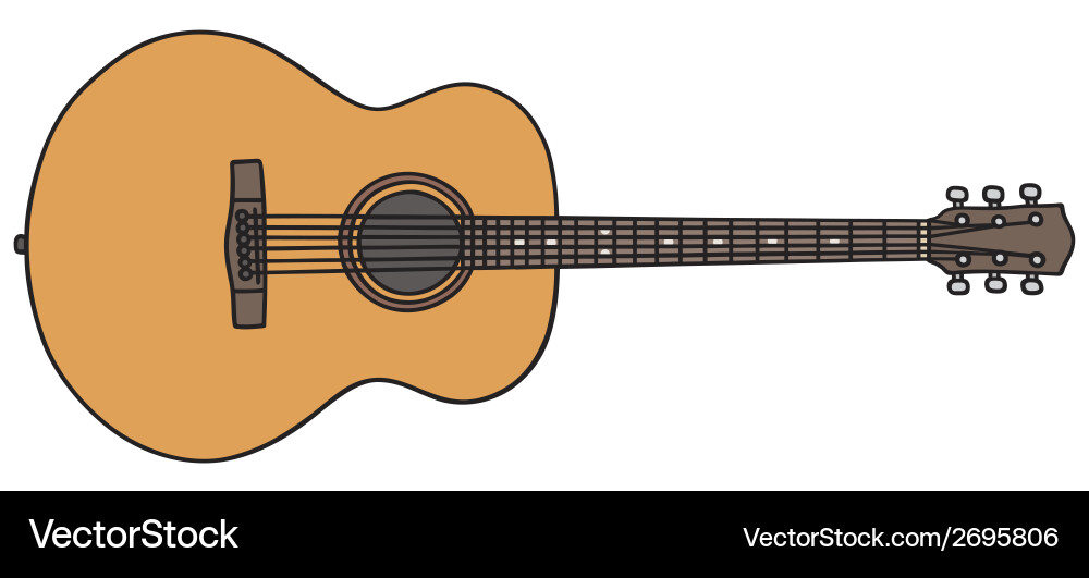 Guitar Royalty Free Vector Image - VectorStock