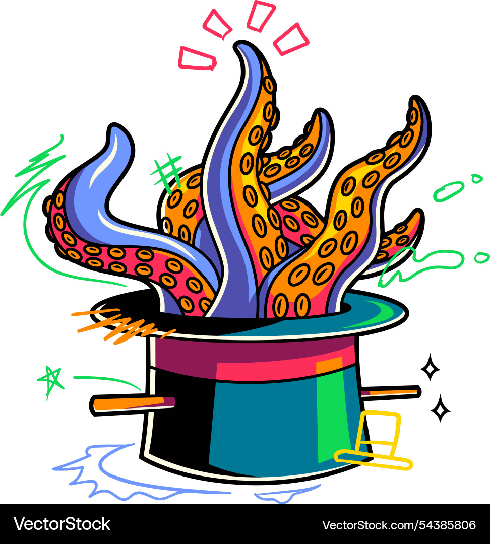Magician hat Royalty Free Vector Image - VectorStock