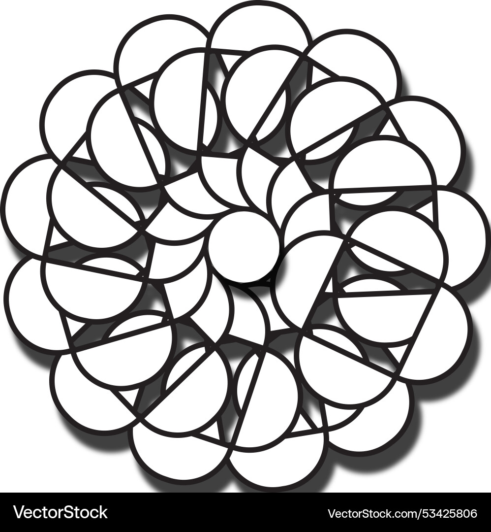 Mandala sample Royalty Free Vector Image - VectorStock