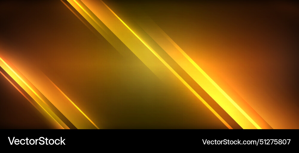 A dark background with yellow lines Royalty Free Vector