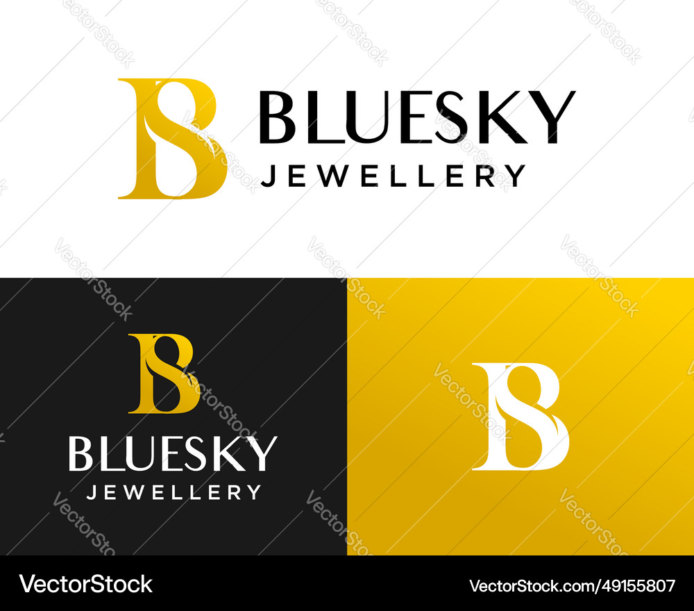 Bs logo Royalty Free Vector Image - VectorStock