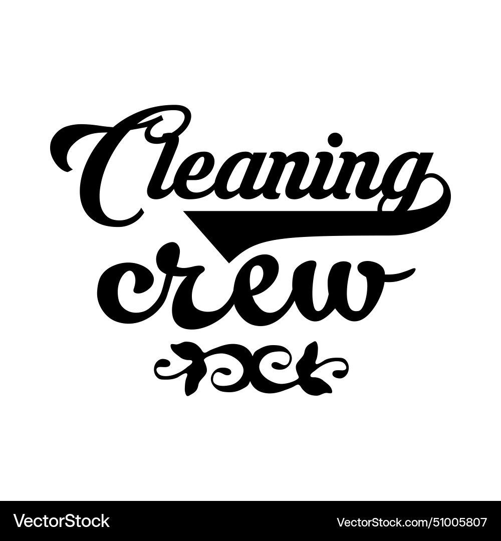 Clean up team custodian cleaning crew Royalty Free Vector