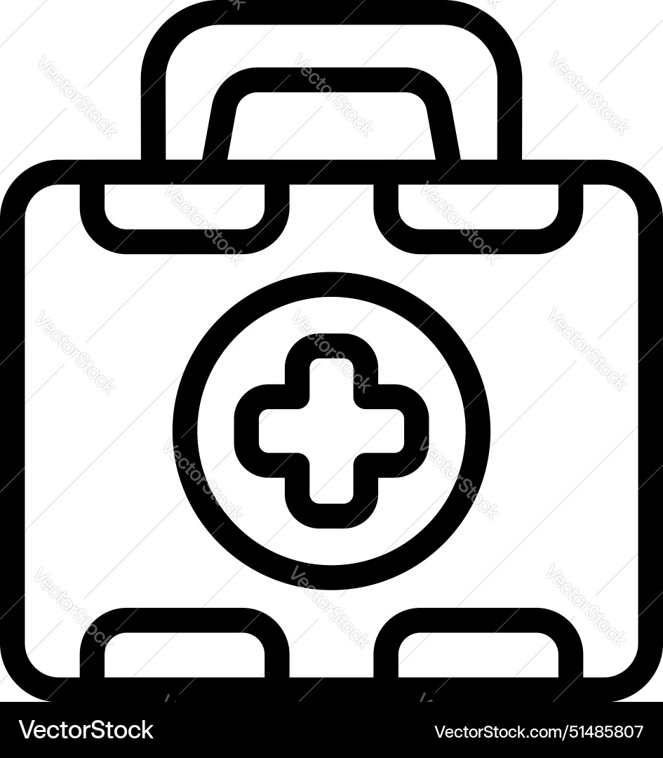 First aid kit icon Royalty Free Vector Image - VectorStock