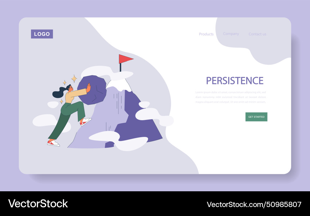 Persistence Royalty Free Vector Image - VectorStock