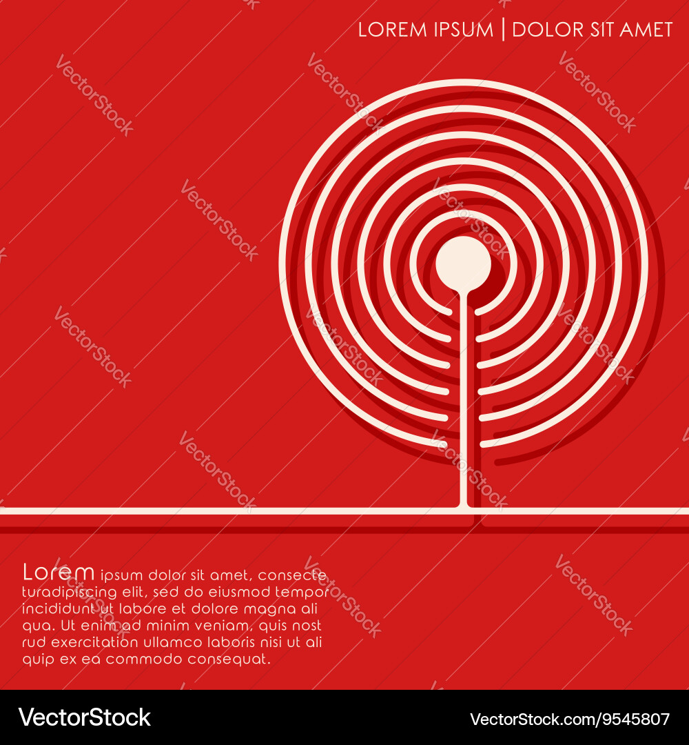 Red Ring Background Royalty Free Vector Image - VectorStock
