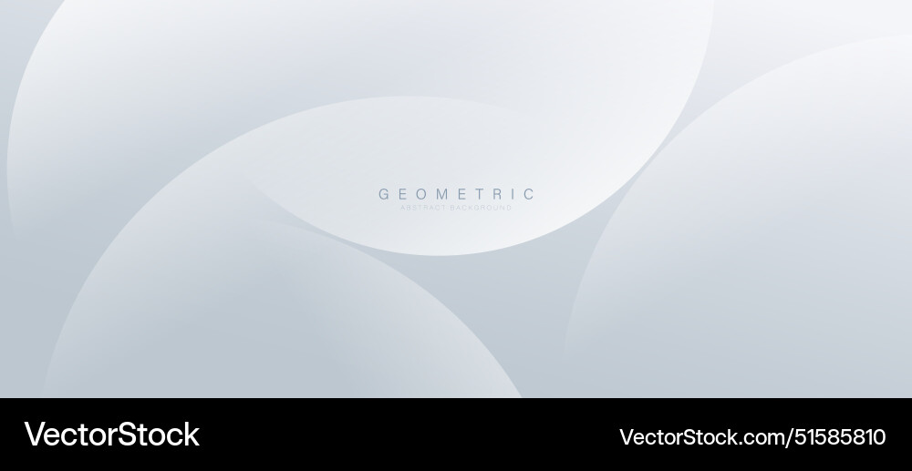 Abstract background with white circle geometric Vector Image