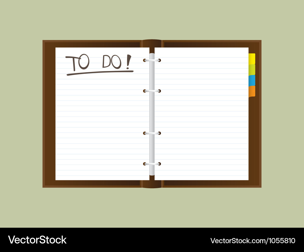 Personal diary Royalty Free Vector Image - VectorStock